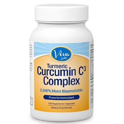 Viva Labs 薑黃素 Curcumin C3 500mg+ 黑胡椒 Bioperine 120膠囊 (素 | Vitamin East West