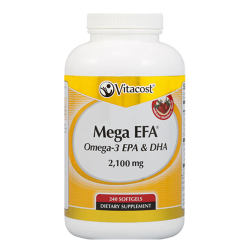 Vitacost Mega EFA Omega-3 EPA & DHA 魚油 240膠囊 | VitaCost Mega EFA Omega ...